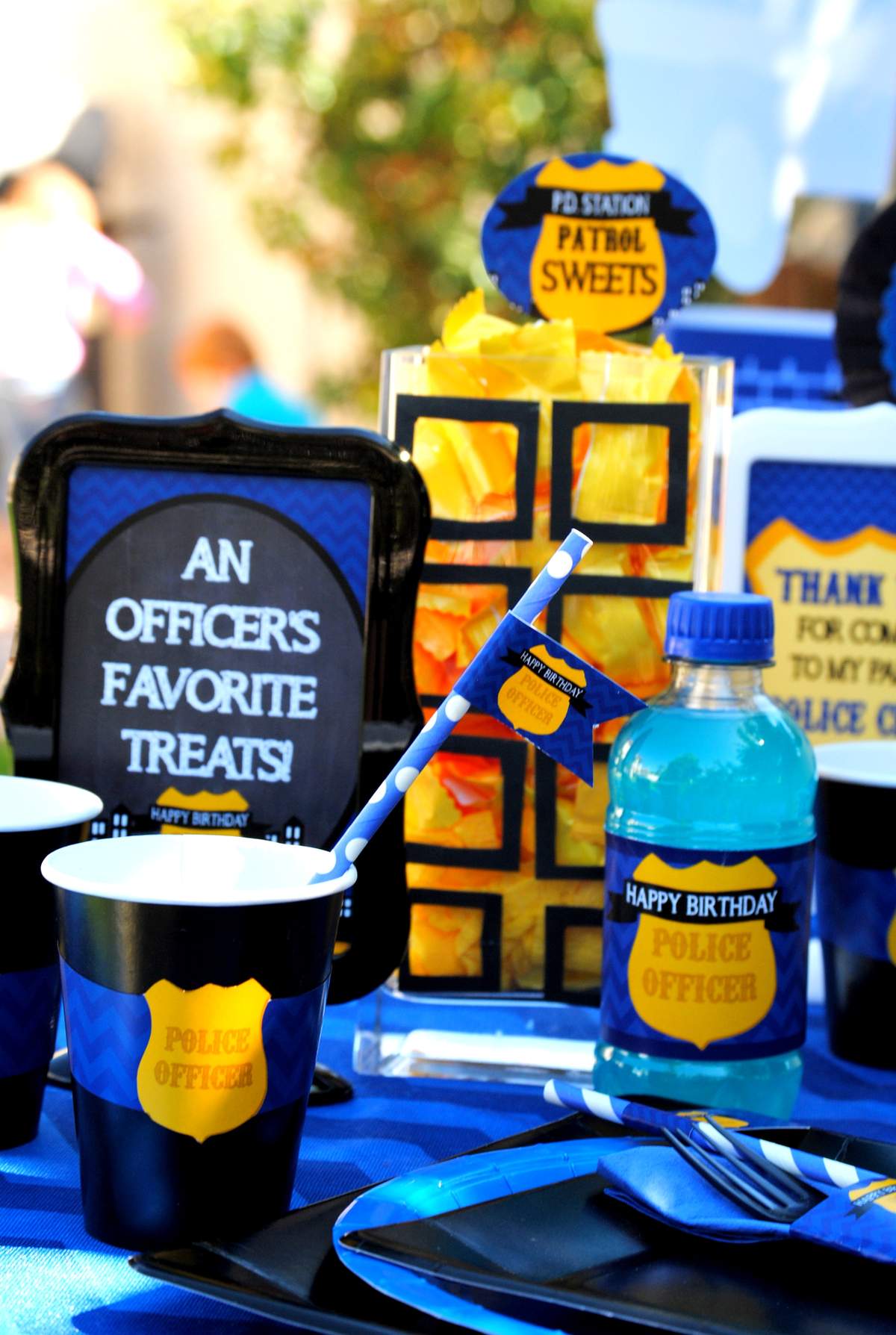 Cop Birthday Party Ideas | Photo 79 of 137 | Catch My Party