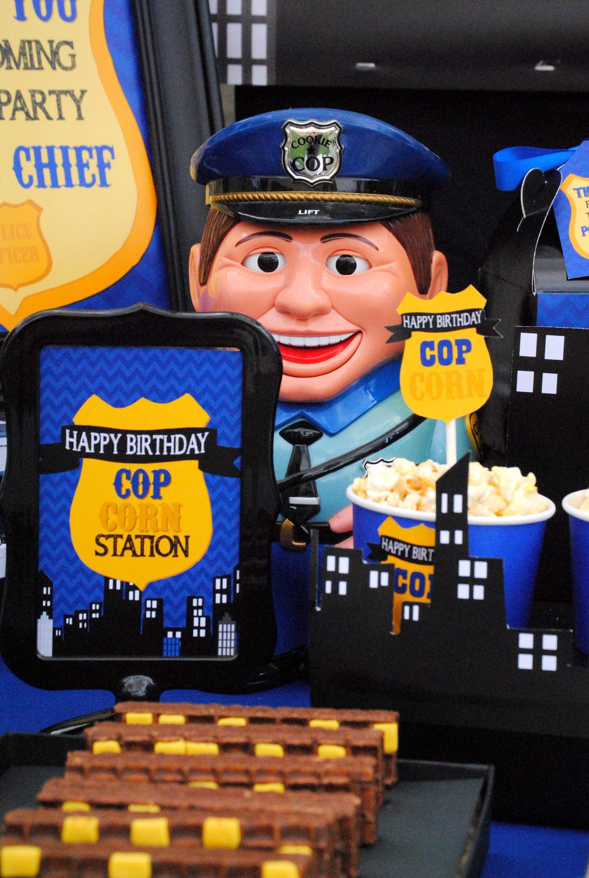 Cop Birthday Party Ideas | Photo 58 of 137 | Catch My Party