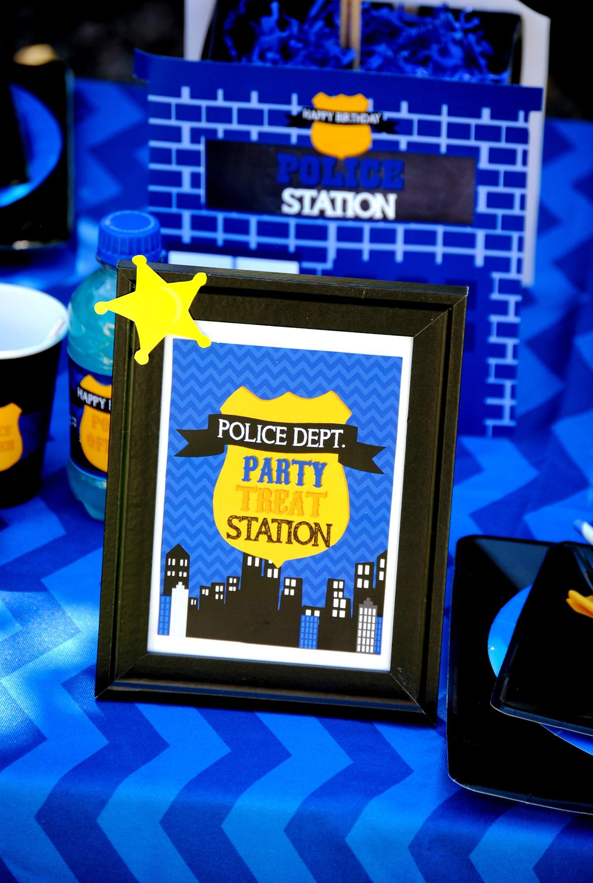 Cop Birthday Party Ideas | Photo 1 of 137 | Catch My Party