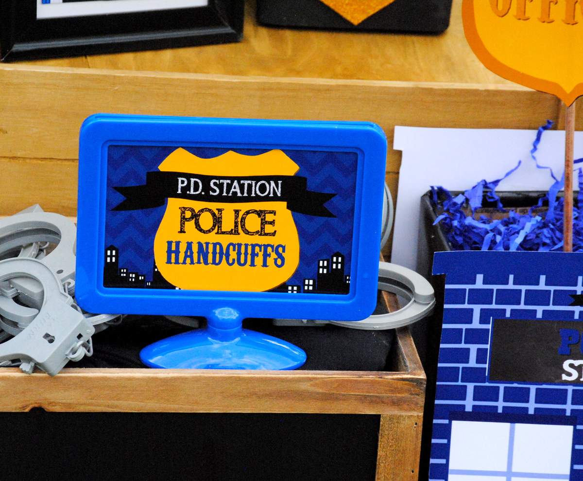 Cop Birthday Party Ideas | Photo 97 of 137 | Catch My Party