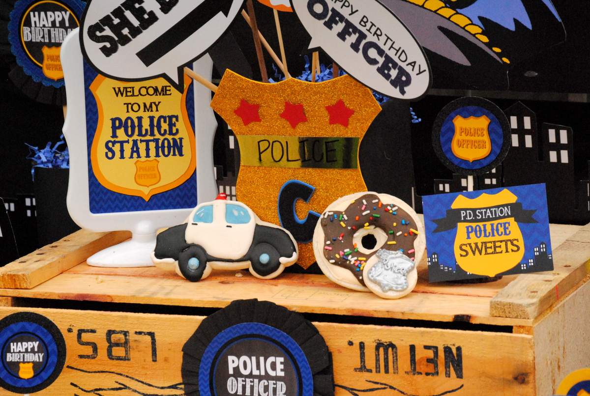 Cop Birthday Party Ideas | Photo 1 of 137 | Catch My Party
