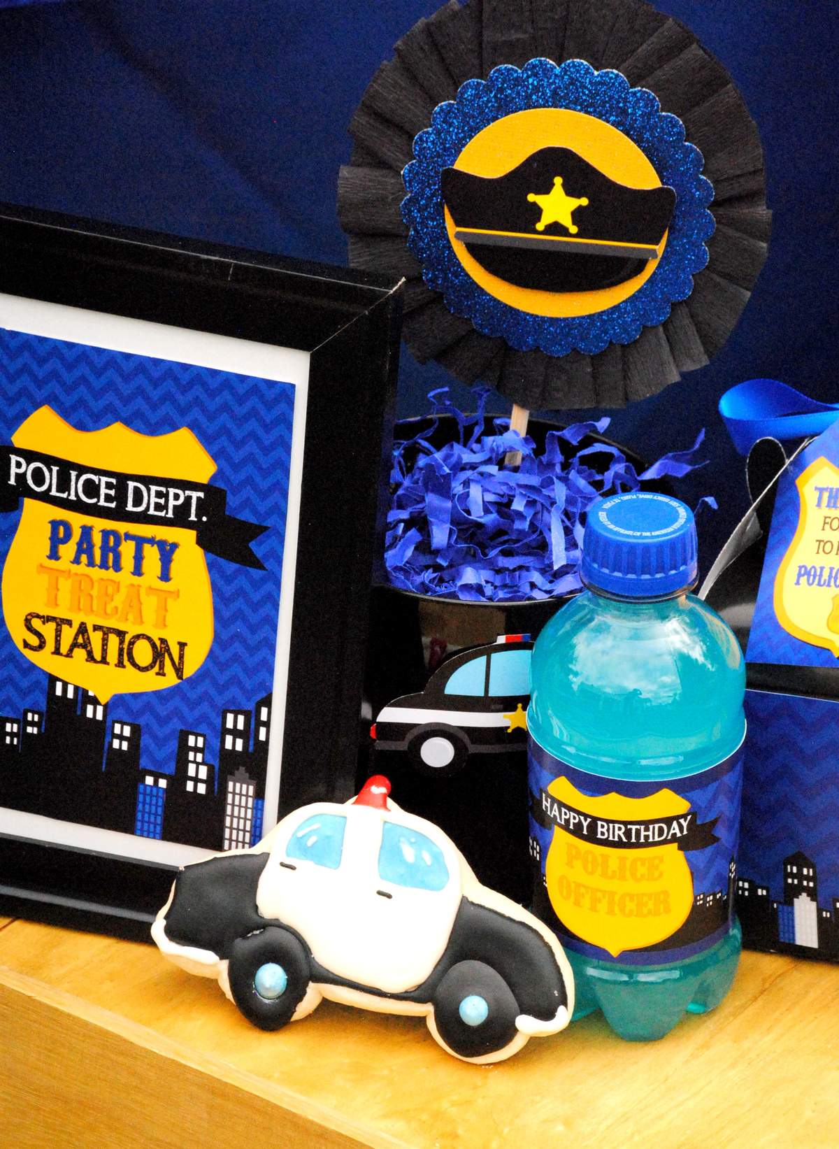 Cop Birthday Party Ideas | Photo 1 of 137 | Catch My Party