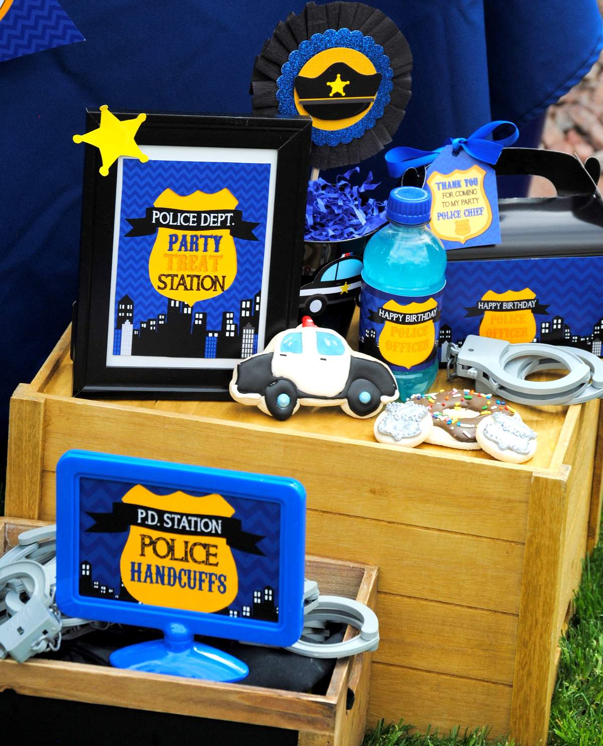 Cop Birthday Party Ideas | Photo 23 of 137 | Catch My Party