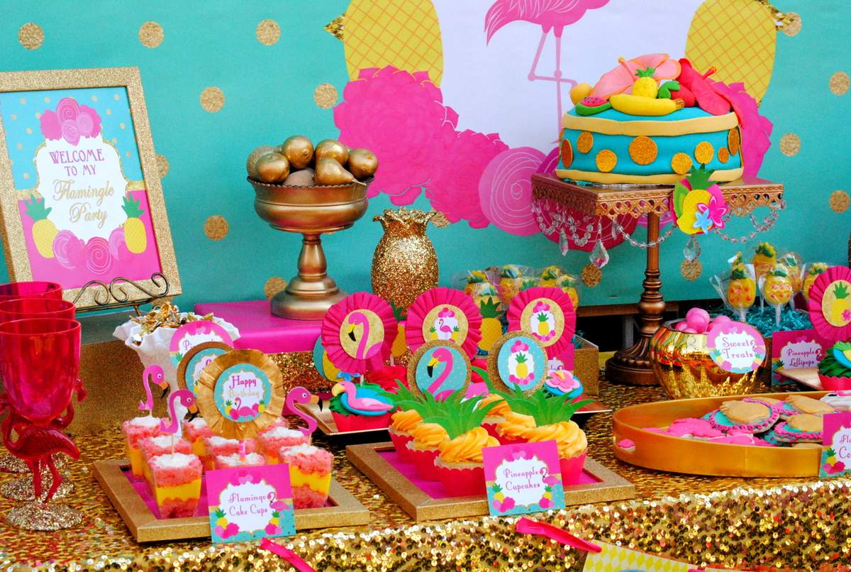 Flamingle Birthday Party Ideas | Photo 1 of 117 | Catch My Party