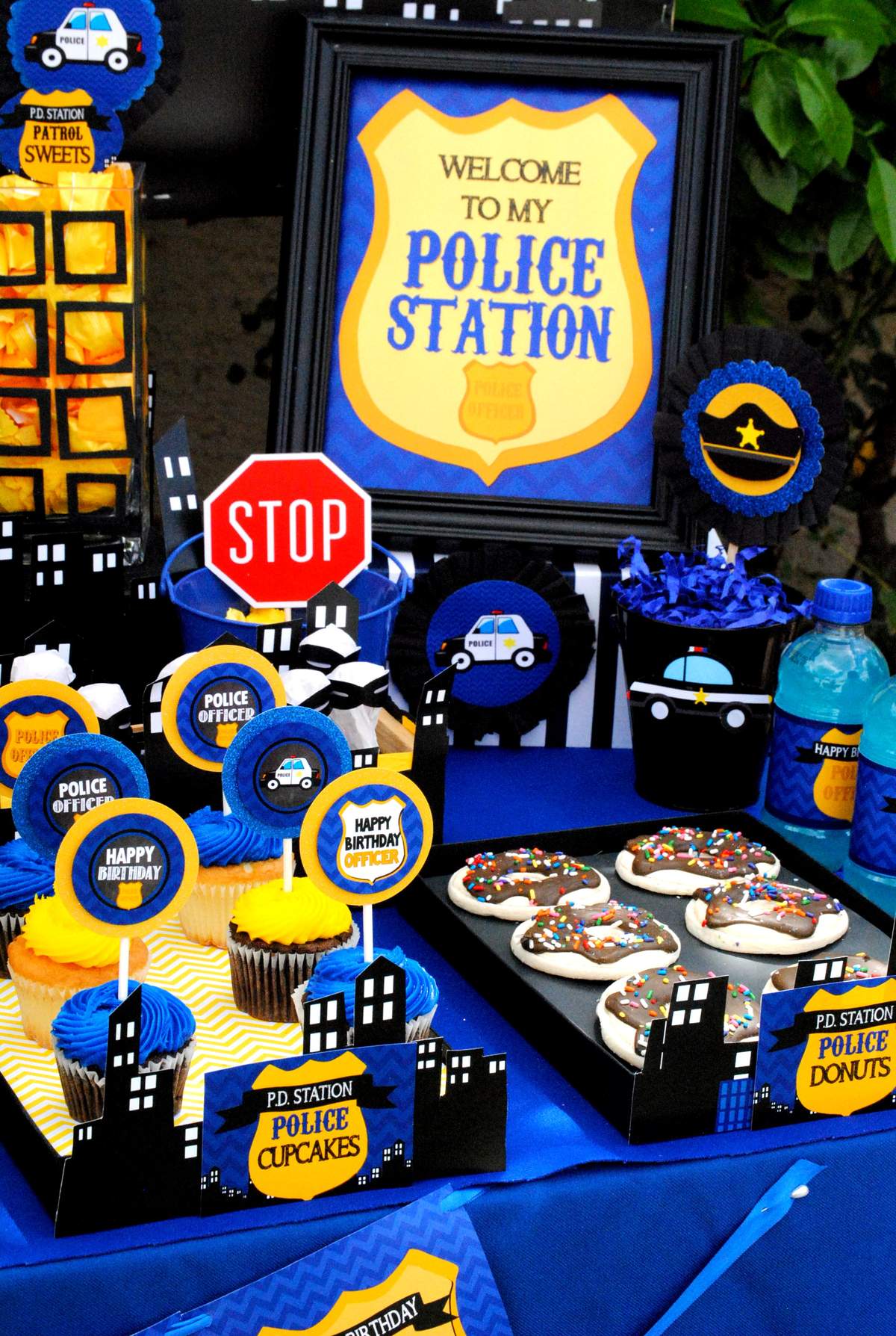 Cop Birthday Party Ideas | Photo 58 of 137 | Catch My Party