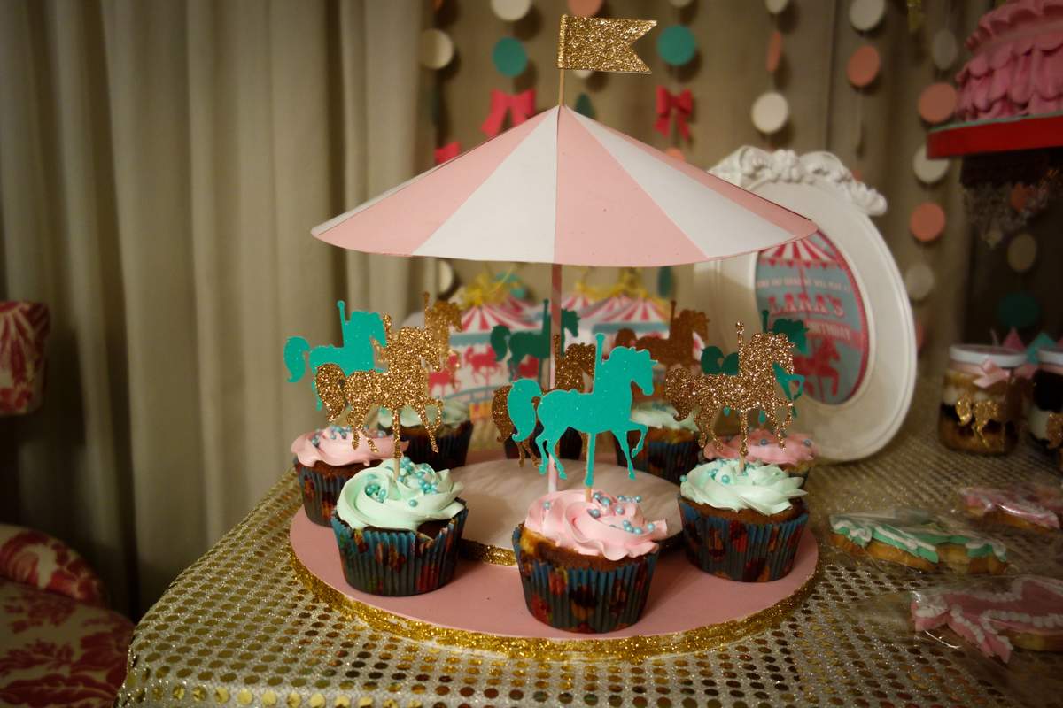 Carousel Birthday Party Ideas | Photo 2 of 13 | Catch My Party