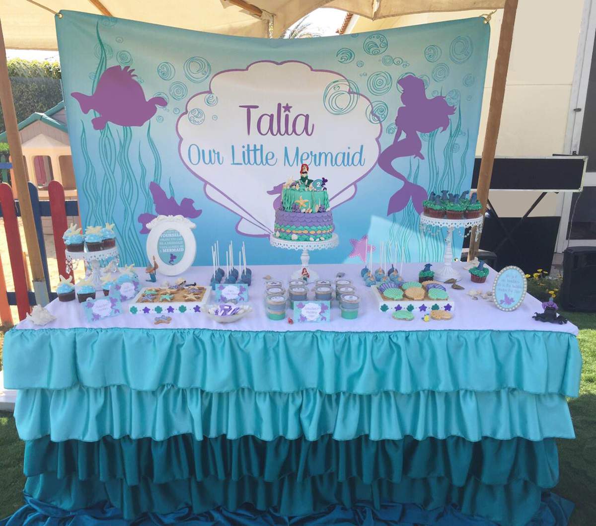 Mermaids Birthday Party Ideas | Photo 1 of 7 | Catch My Party