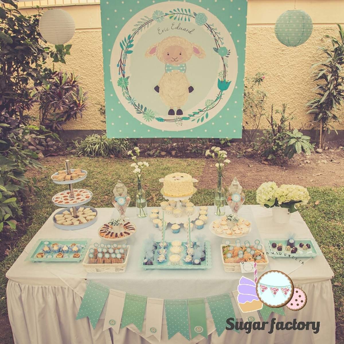 "Little Lamb" Baby Shower Party Ideas | Photo 1 of 21 | Catch My Party