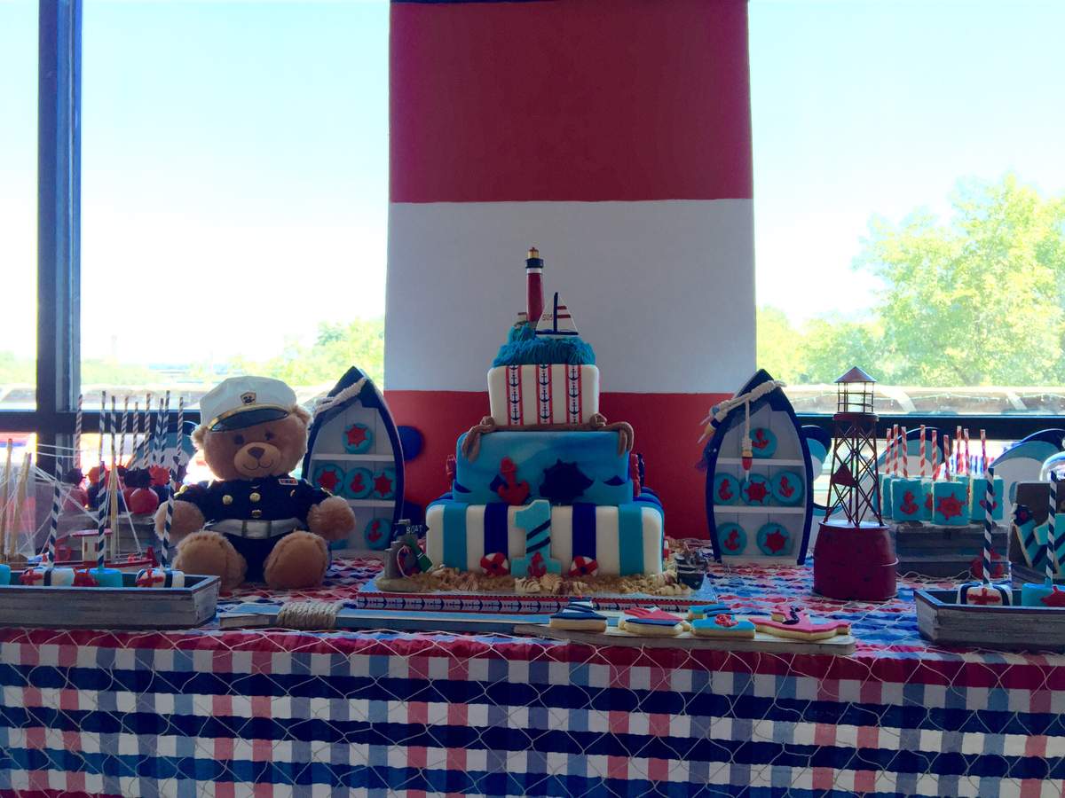 Sailor, nautical Birthday Party Ideas | Photo 2 of 31 | Catch My Party