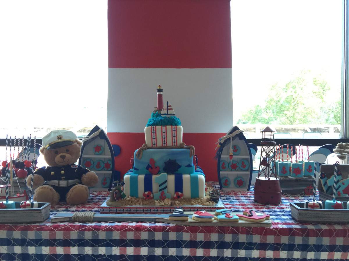 Sailor, nautical Birthday Party Ideas | Photo 2 of 31 | Catch My Party