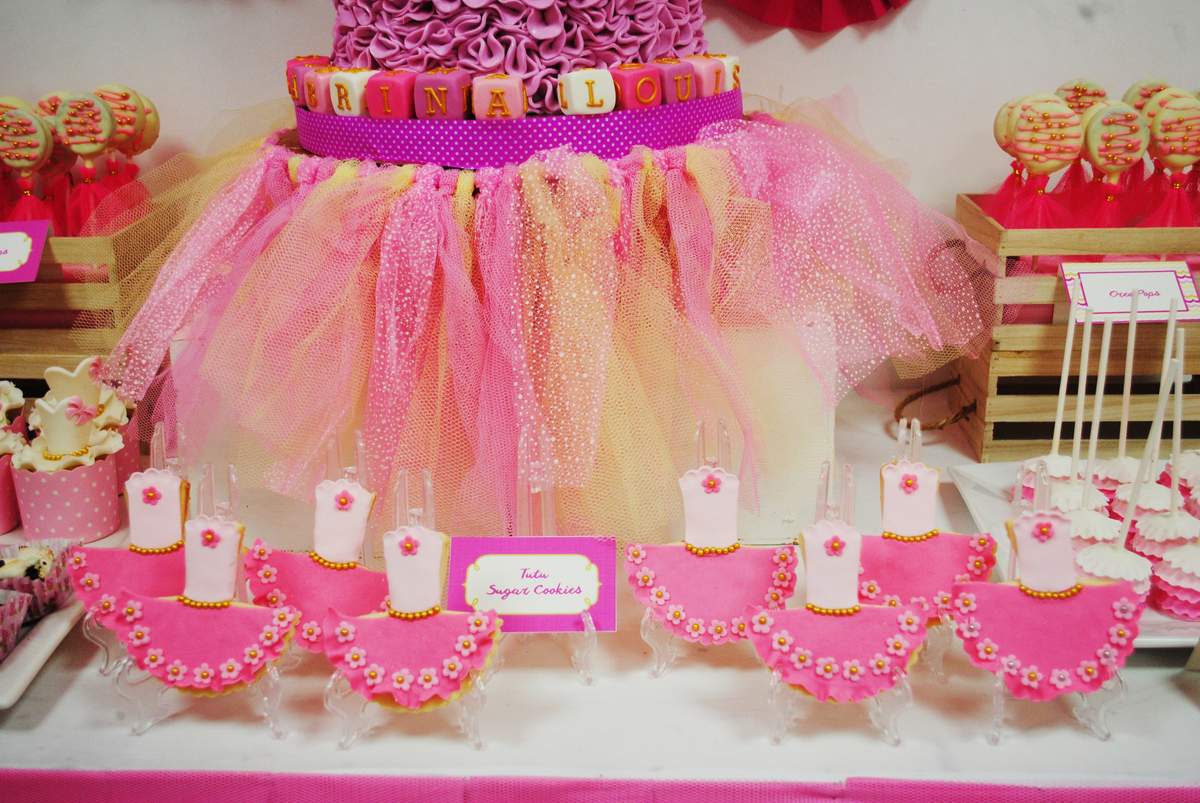 Tutus Birthday Party Ideas | Photo 10 of 18 | Catch My Party
