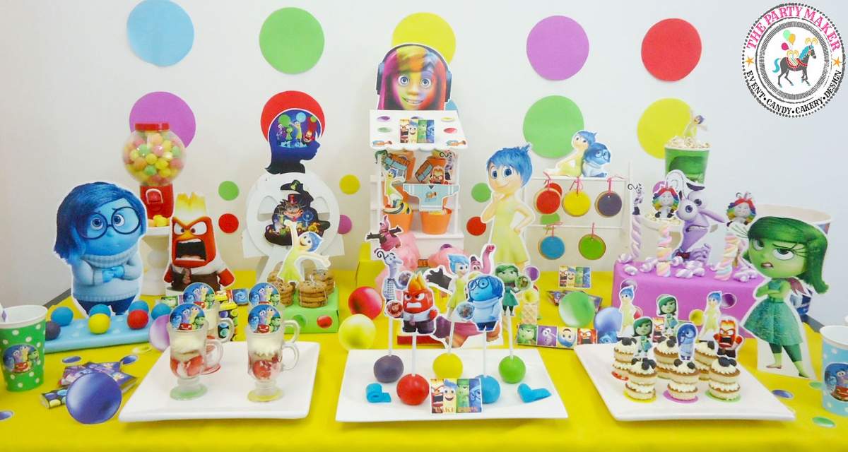 INSIDE OUT | INTENSAMENTE Birthday Party Ideas | Photo 5 of 26 | Catch ...