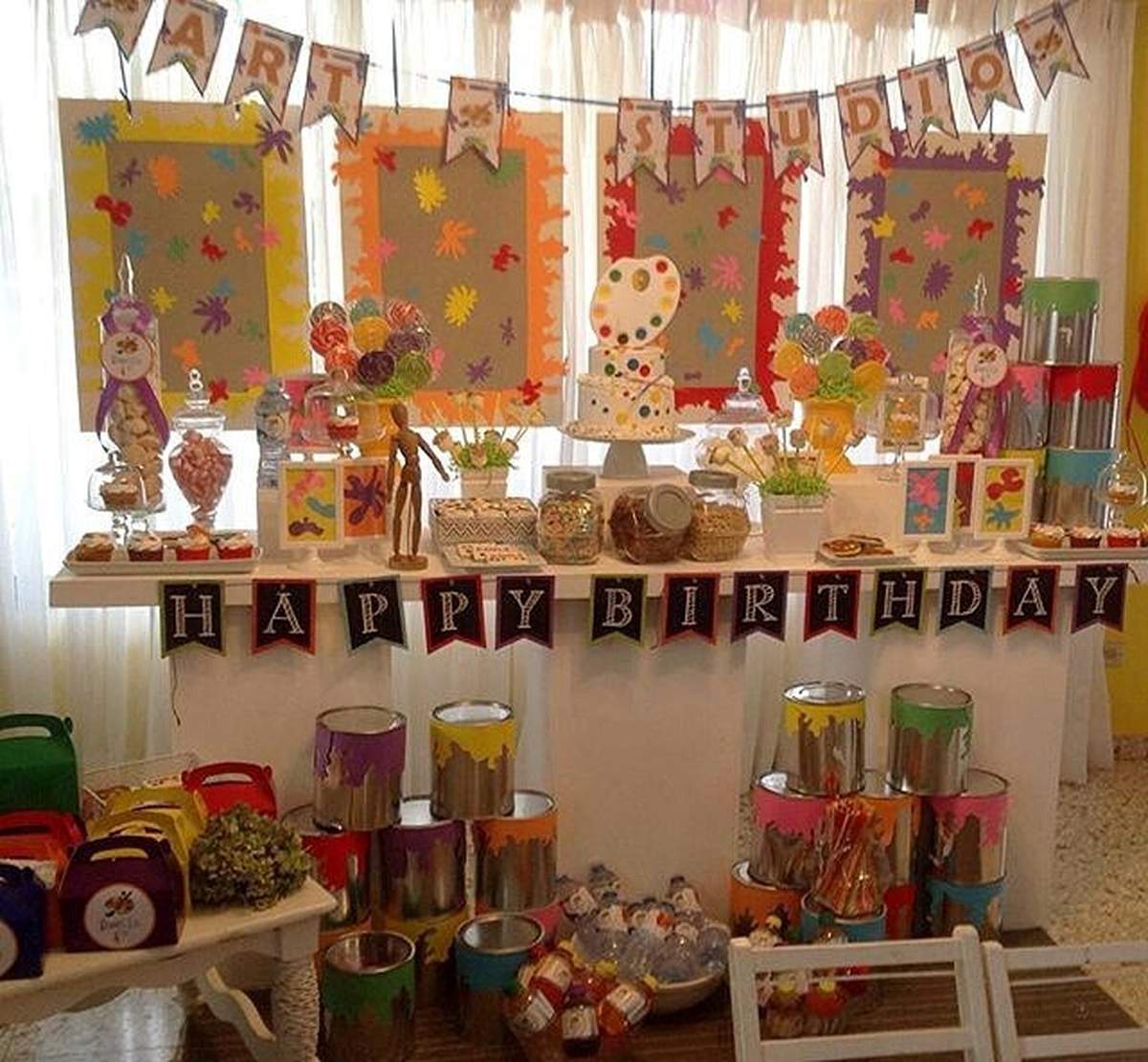 Art Studio / Birthday "Danilo´s Art Studio 4th Party" | Catch My Party