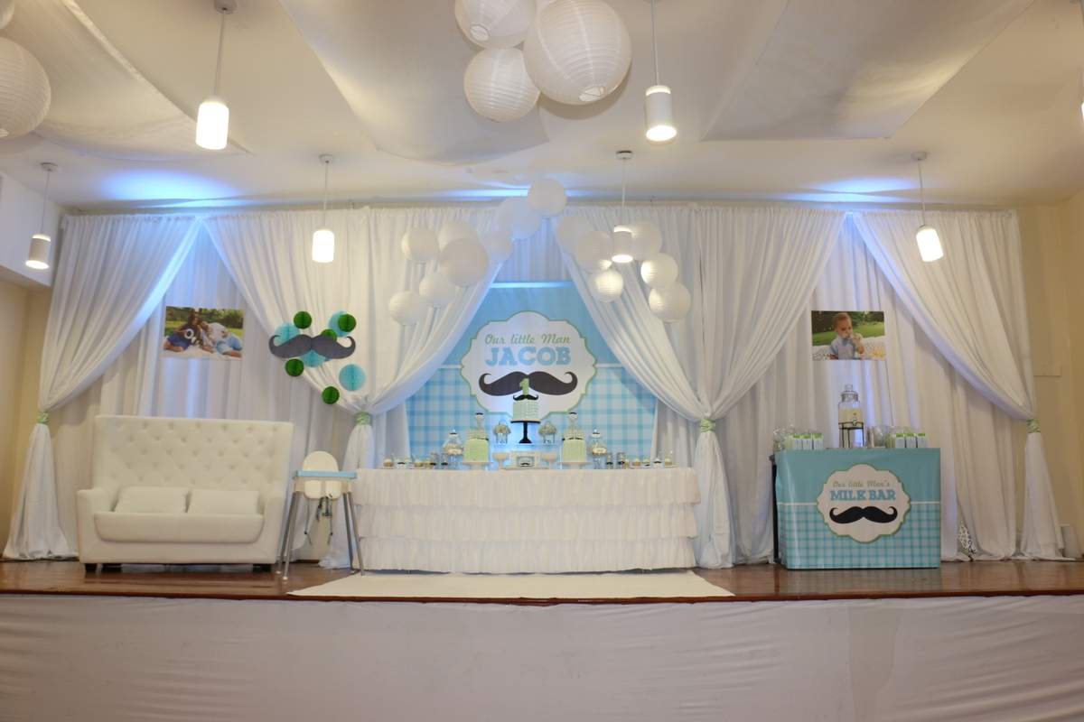 Little Man Theme Birthday Party Ideas | Photo 1 of 22 | Catch My Party