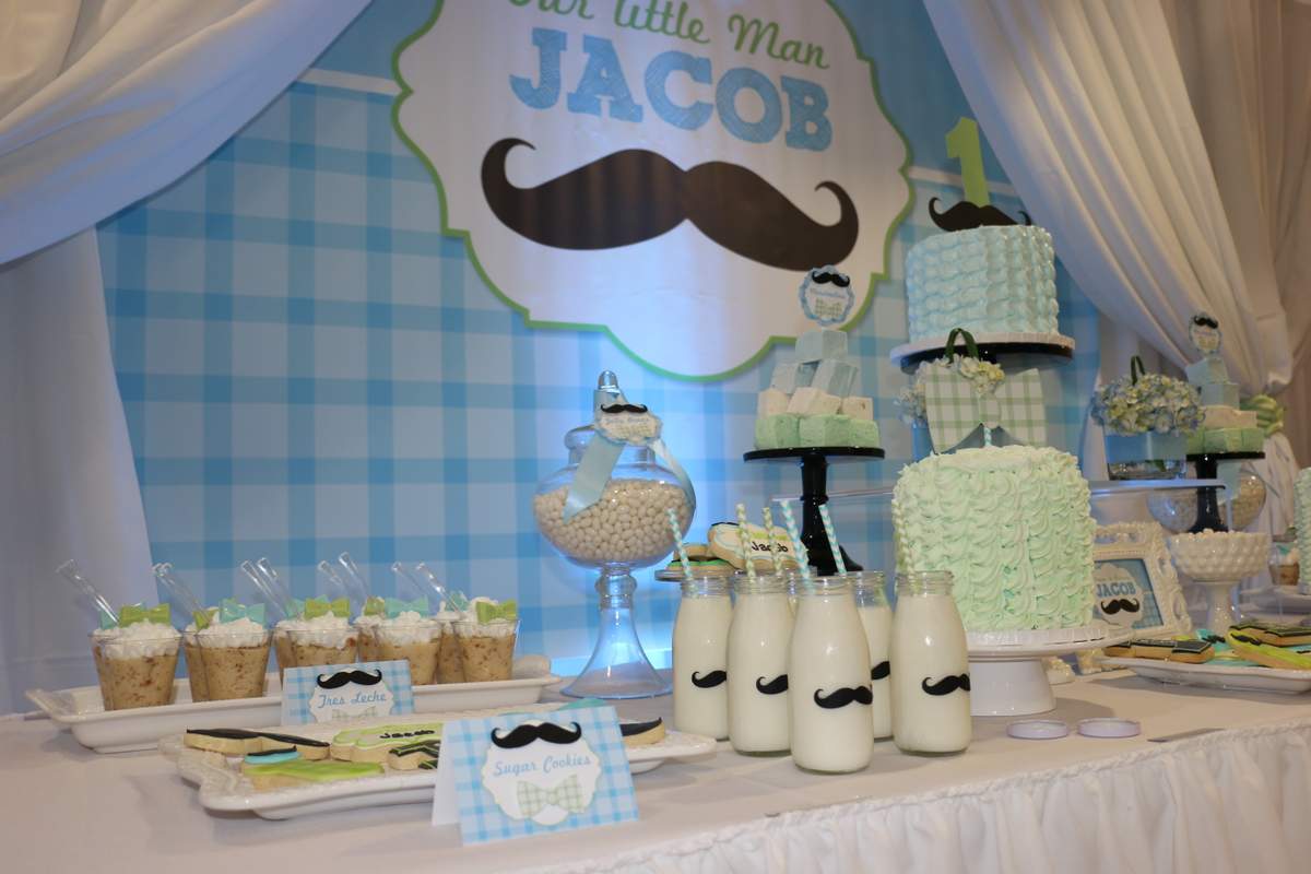 Little Man Theme Birthday Party Ideas | Photo 1 of 22 | Catch My Party