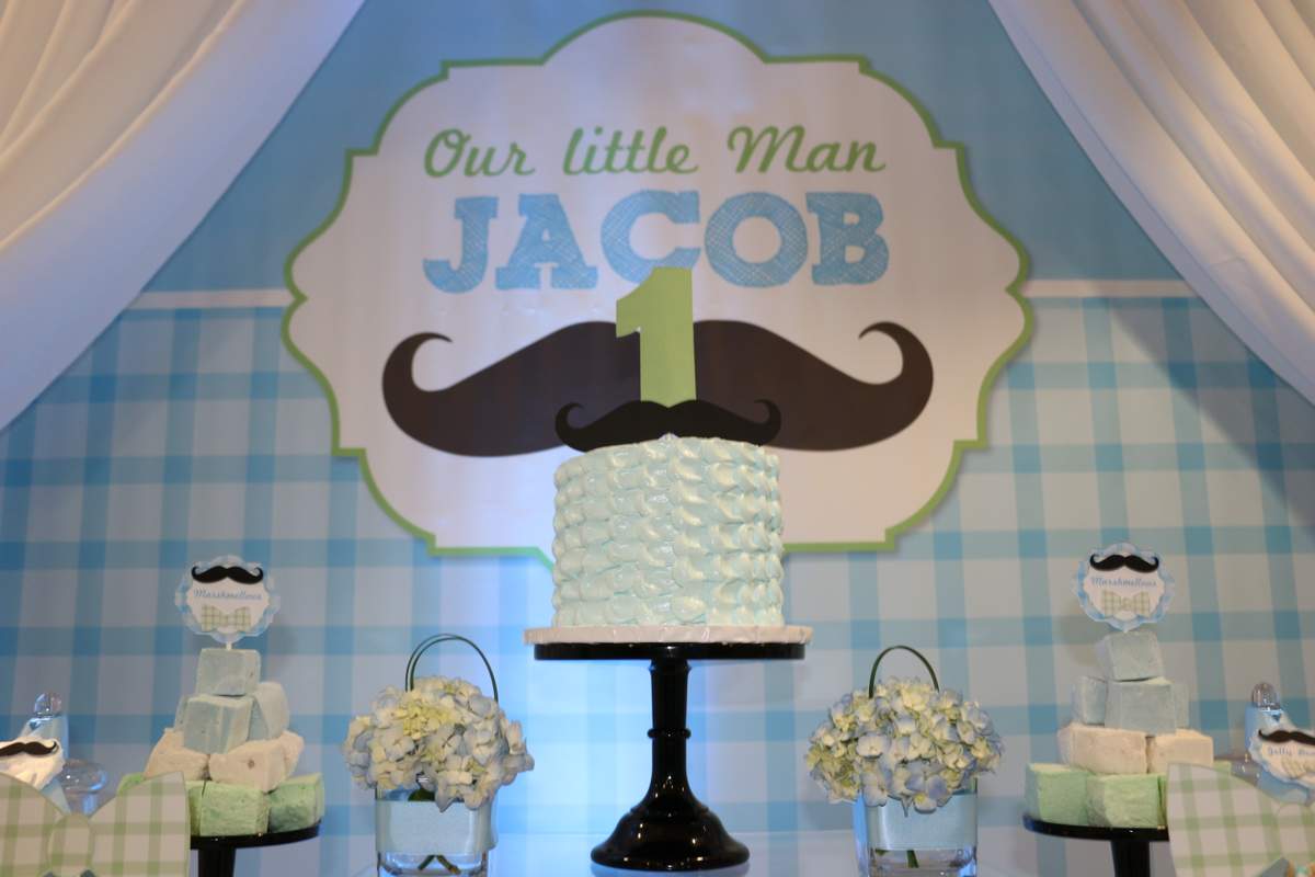 Little Man Theme Birthday Party Ideas | Photo 1 of 22 | Catch My Party