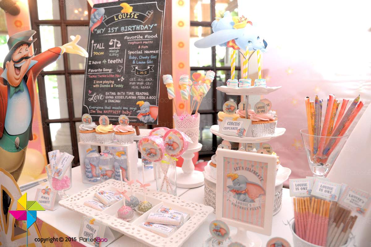 Dumbo Birthday Party Ideas | Photo 8 of 18 | Catch My Party
