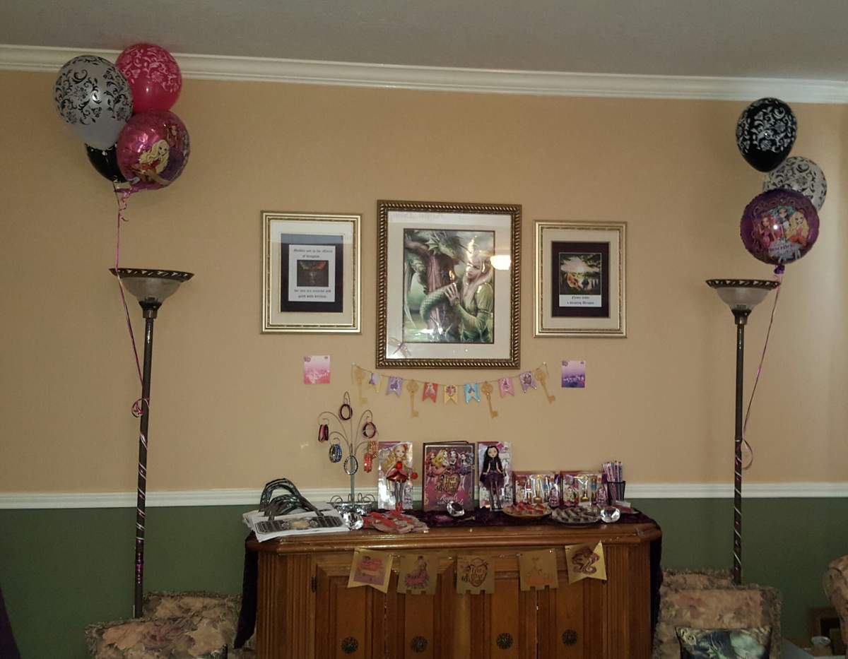 Ever After High Birthday Party Ideas | Photo 3 of 30 | Catch My Party