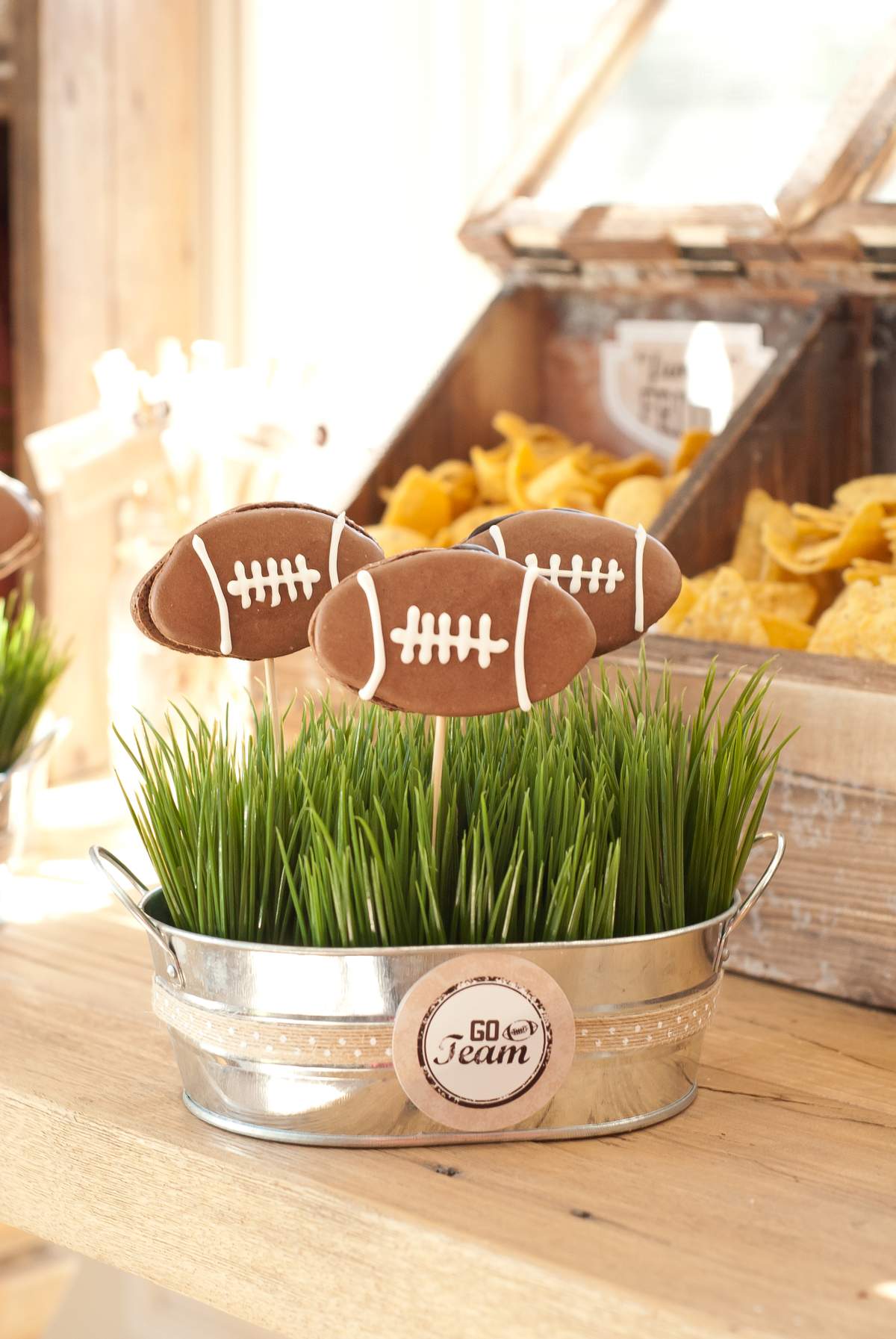 Football A Vintage Football Viewing Party Party Ideas | Photo 46 of 63 ...