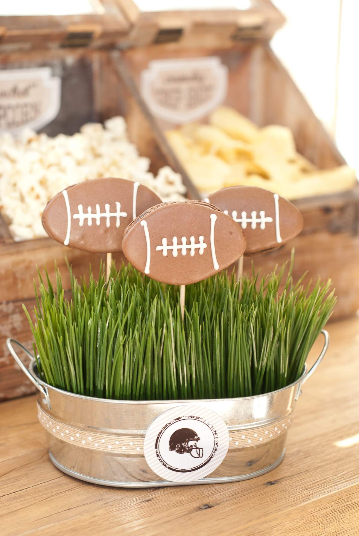 Football A Vintage Football Viewing Party Party Ideas | Photo 1 of 63 ...