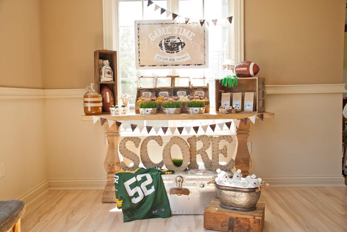 Football A Vintage Football Viewing Party Party Ideas | Photo 2 of 63 ...