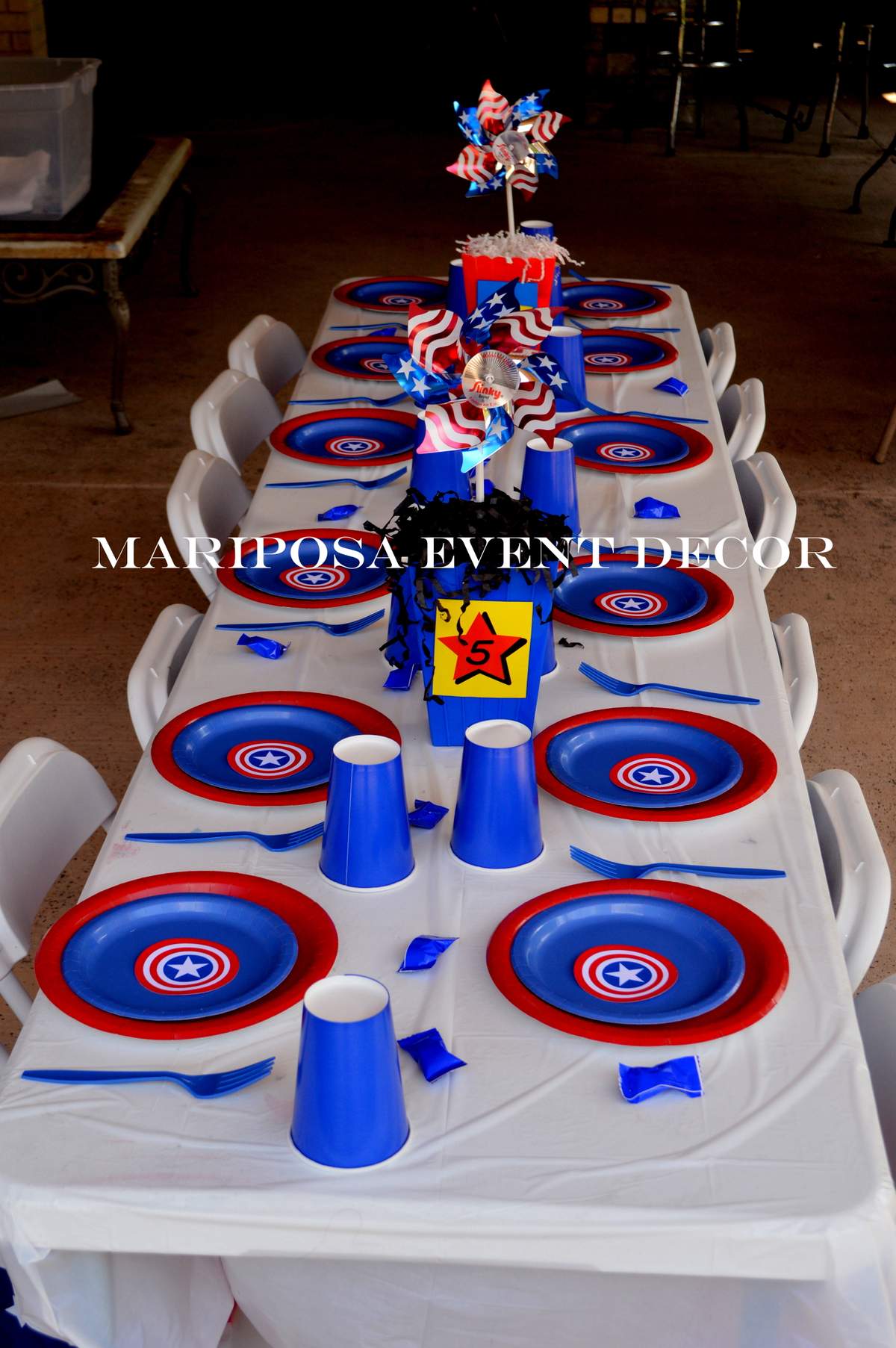 Captain America Birthday Party Ideas | Photo 1 of 21 | Catch My Party