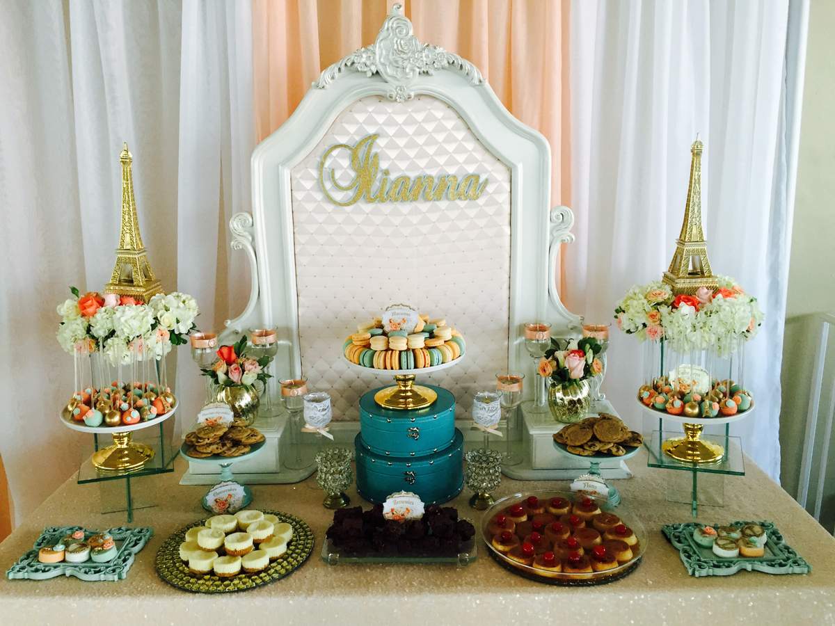 French / Parisian Birthday Party Ideas | Photo 1 of 32 | Catch My Party