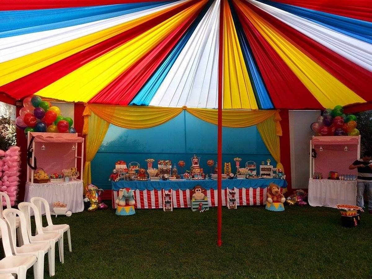Circo Birthday Party Ideas | Photo 10 of 13 | Catch My Party