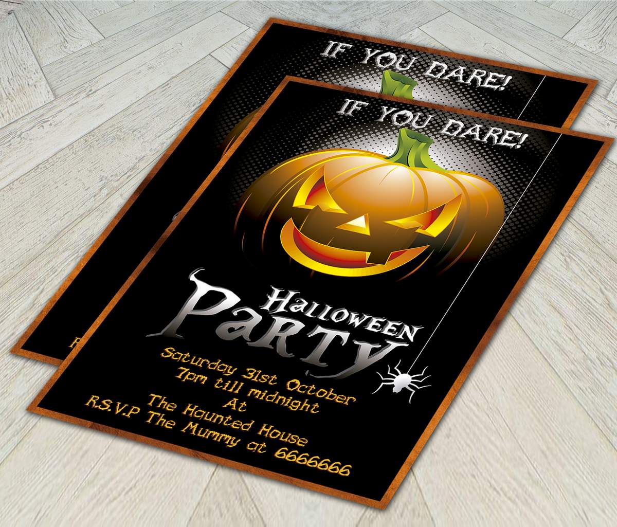 Halloween "Printable Halloween party invitation" | Catch My Party