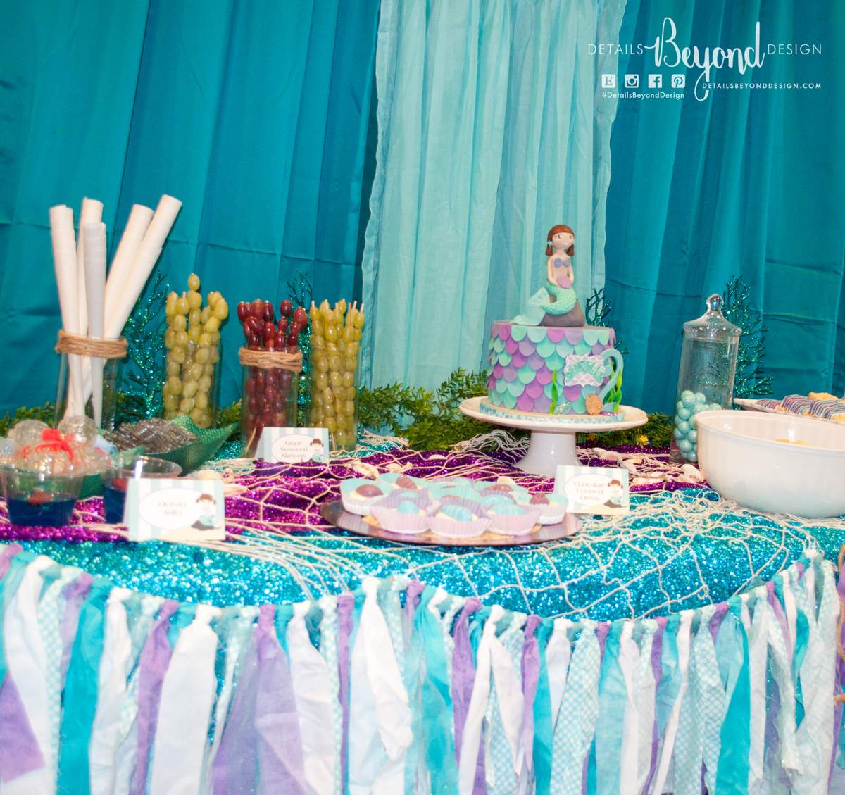 Pirate & Mermaid - Under the Sea Birthday Party Ideas | Photo 1 of 25 ...