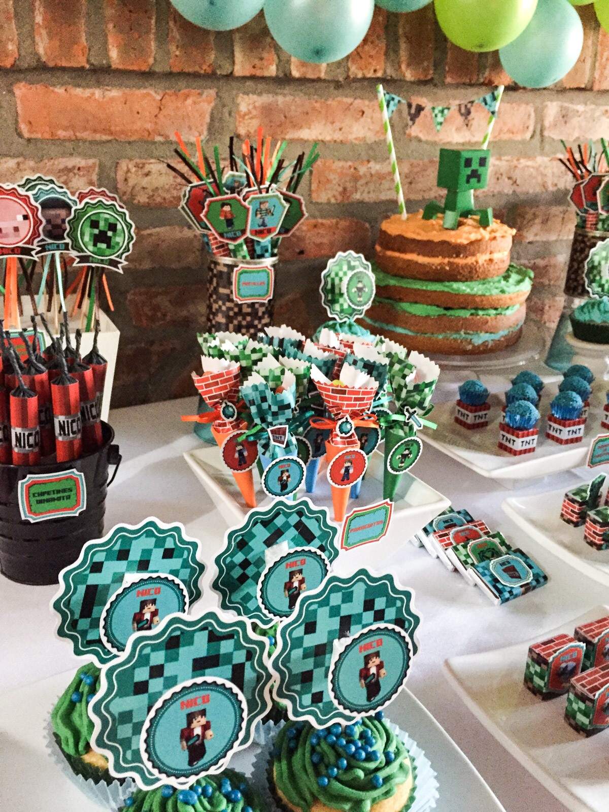 Minecraft Birthday Party Ideas | Photo 5 of 26 | Catch My Party