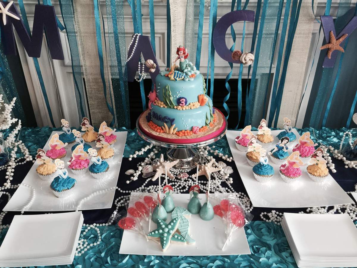 Little Mermaid / Princess Ariel Birthday Party Ideas | Photo 6 of 9 ...