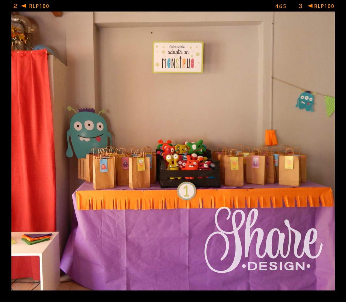 Monster party Birthday Party Ideas | Photo 23 of 59 | Catch My Party