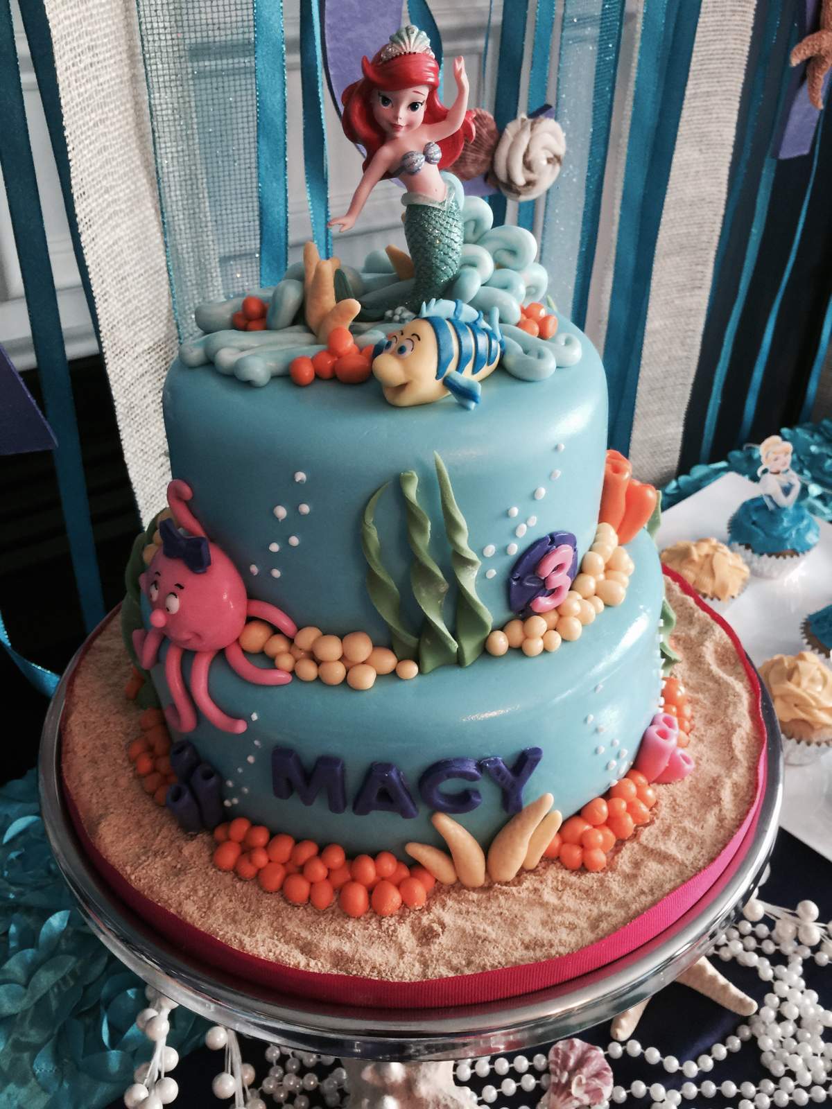 Little Mermaid / Princess Ariel Birthday Party Ideas | Photo 3 of 9 ...
