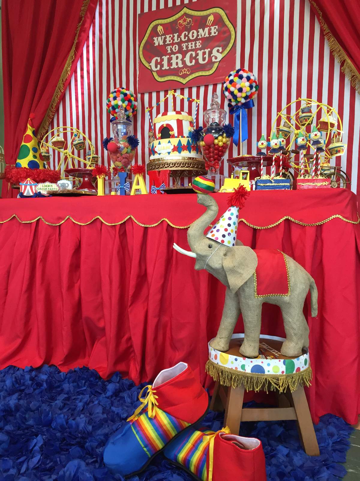 Circus / Carnival Birthday Party Ideas | Photo 2 of 10 | Catch My Party