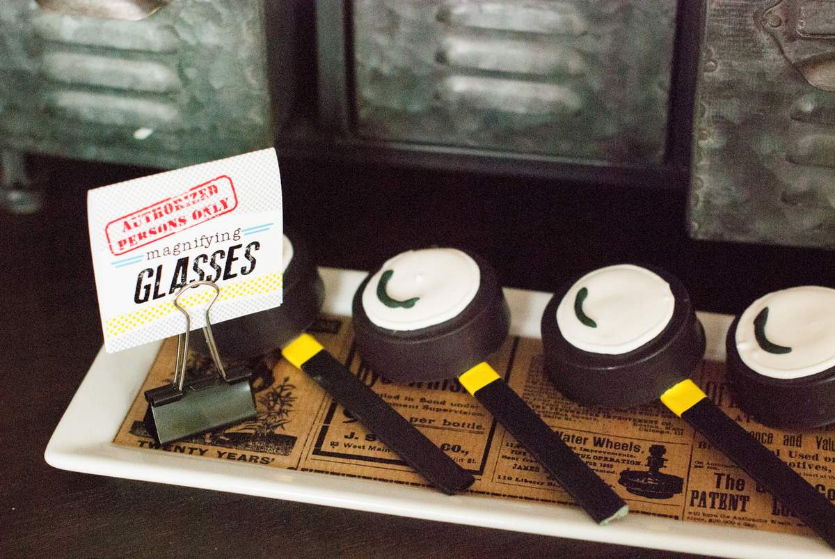 Detective Birthday Party Ideas | Photo 1 of 156 | Catch My Party