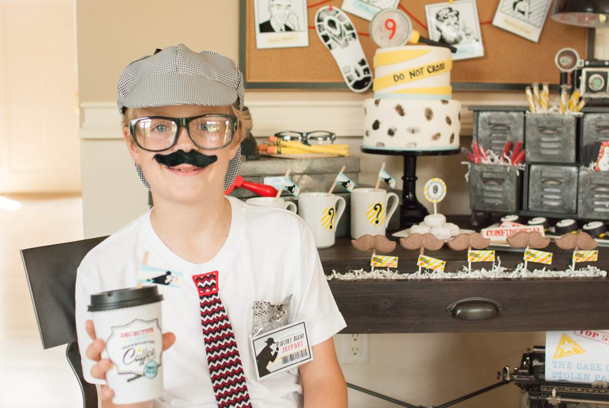 Detective Birthday Party Ideas | Photo 105 of 156 | Catch My Party