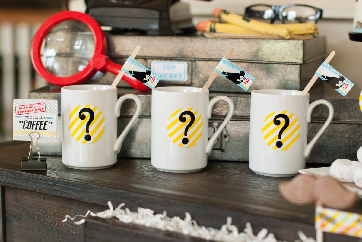 Detective Birthday Party Ideas | Photo 105 of 156 | Catch My Party