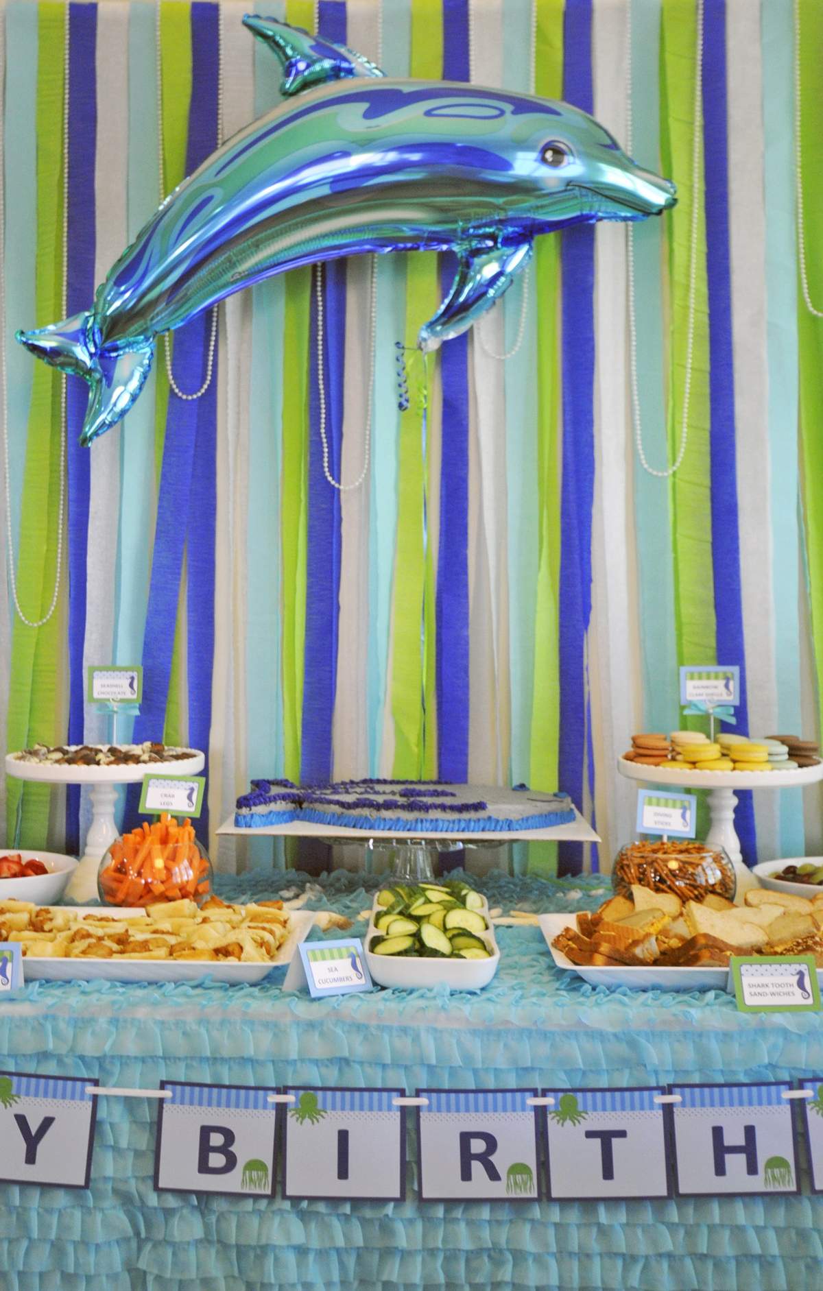 Under the Sea (Sea Animals) Birthday Party Ideas | Photo 11 of 27 ...