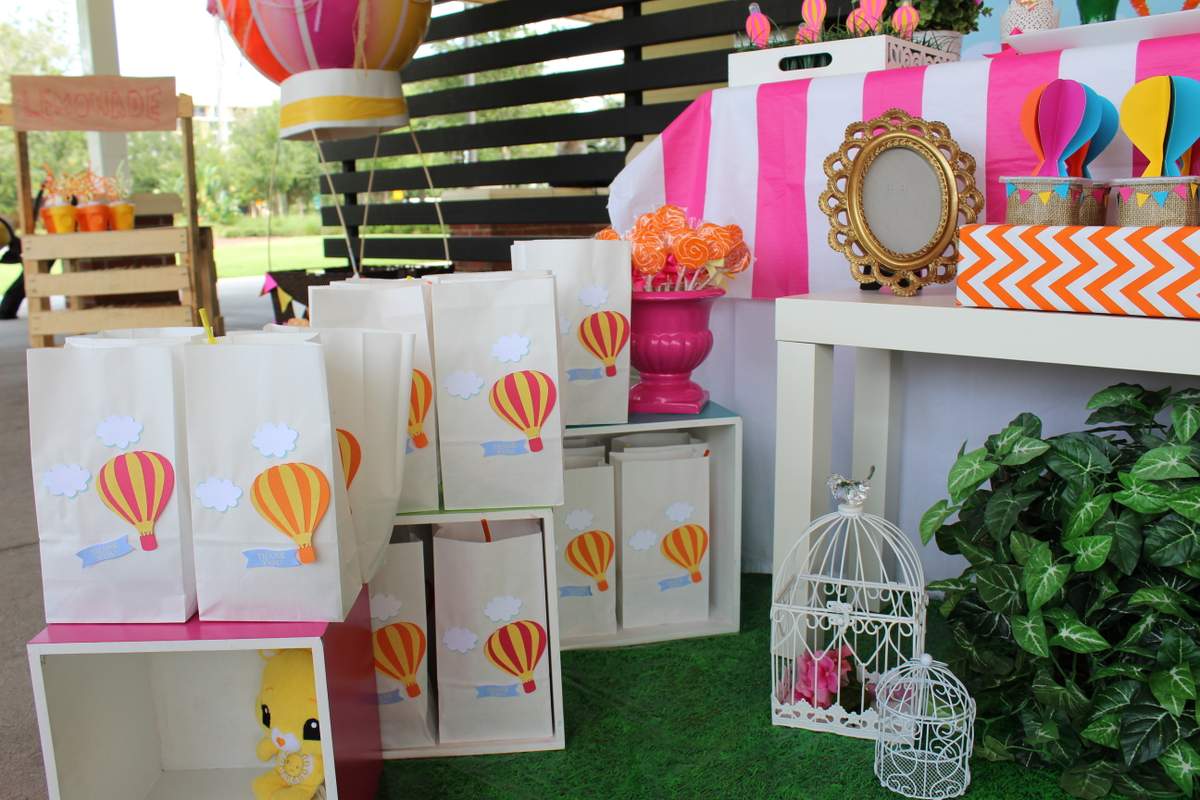 Hot Air Balloon Birthday Party Ideas | Photo 7 of 28 | Catch My Party