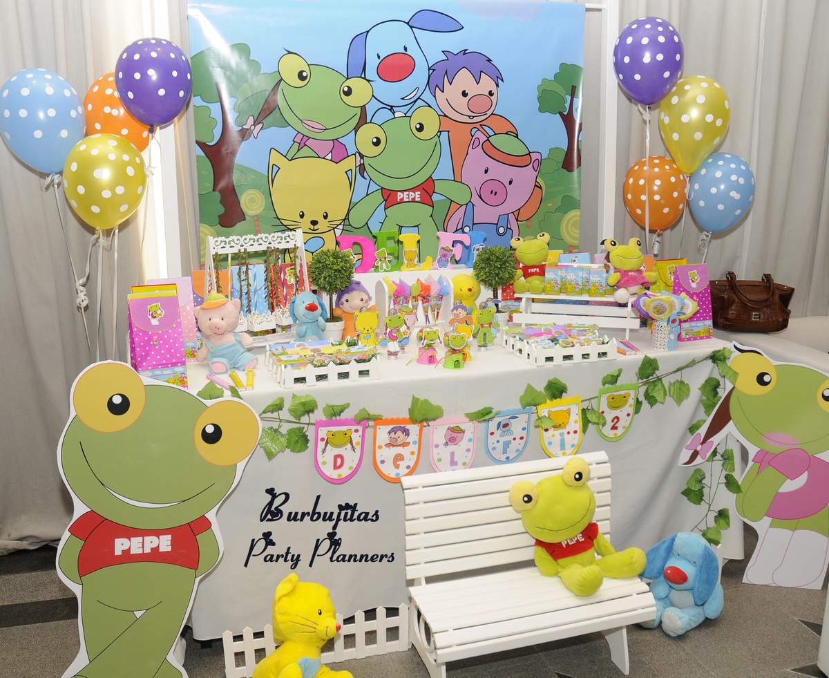 Sapo Pepe and his friends Birthday Party Ideas | Photo 1 of 24 | Catch ...