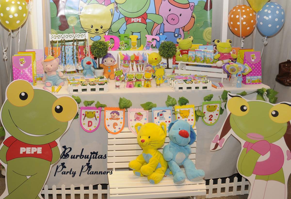 Sapo Pepe and his friends Birthday Party Ideas | Photo 1 of 24 | Catch ...