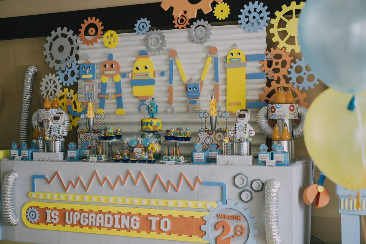 Robots Birthday Party Ideas | Photo 4 of 62 | Catch My Party