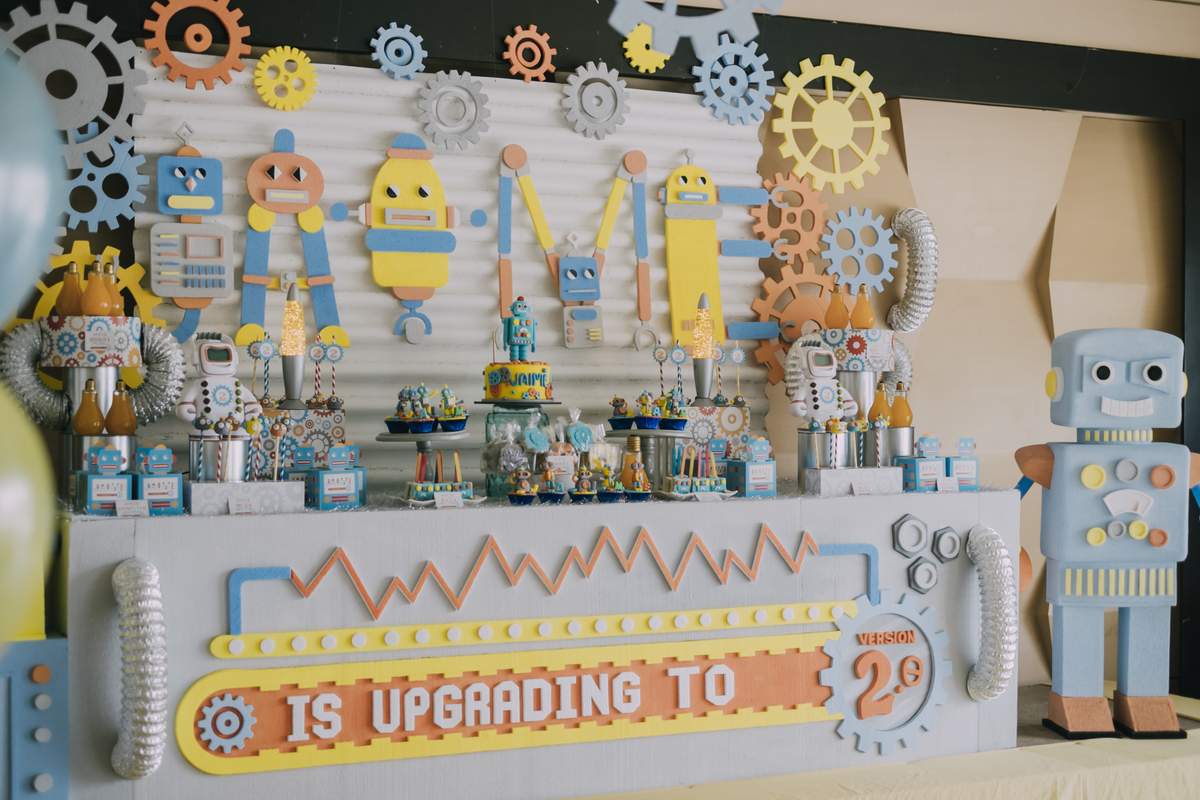 Robots Birthday Party Ideas | Photo 4 of 62 | Catch My Party