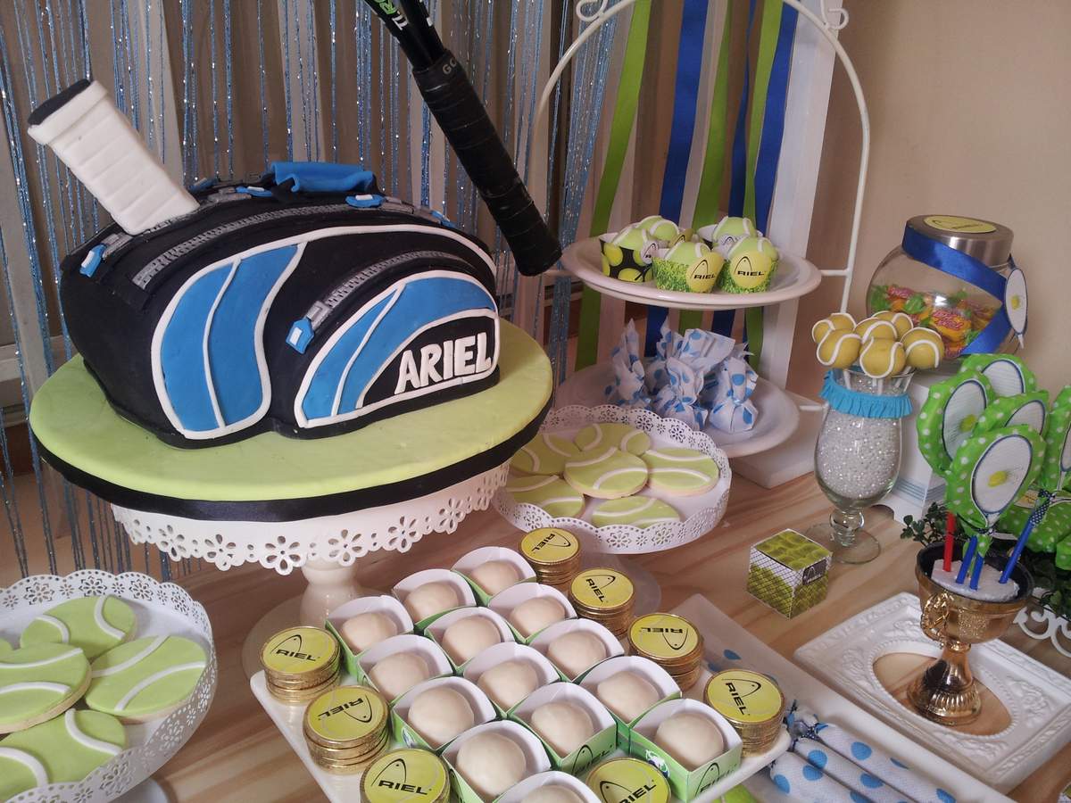 Tennis Birthday Party Ideas | Photo 1 of 35 | Catch My Party