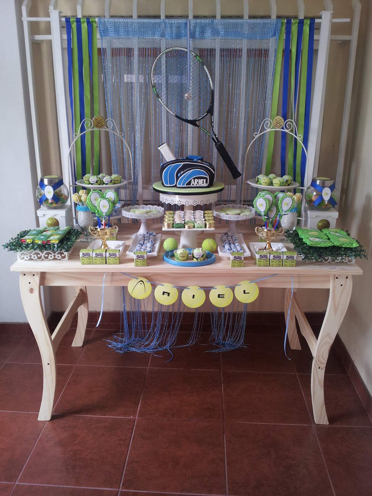 Tennis Birthday Party Ideas | Photo 1 of 35 | Catch My Party