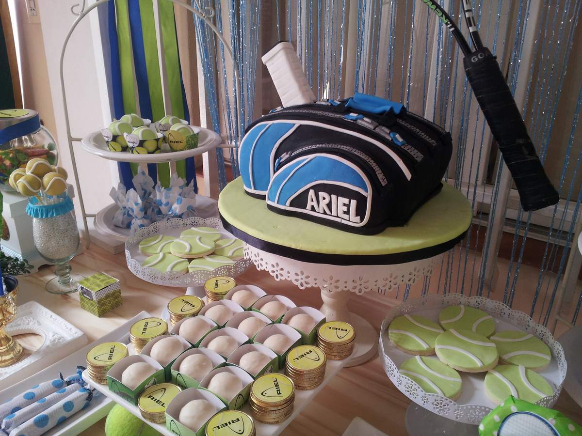 Tennis Birthday Party Ideas | Photo 1 of 35 | Catch My Party