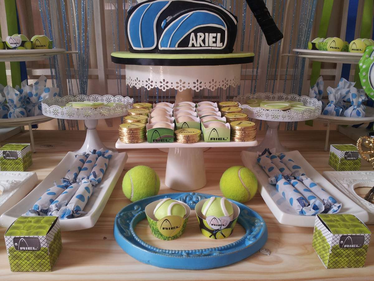 Tennis Birthday Party Ideas | Photo 1 of 35 | Catch My Party