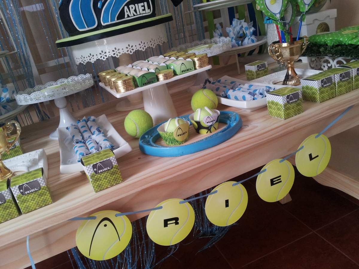 Tennis Birthday Party Ideas | Photo 1 of 35 | Catch My Party