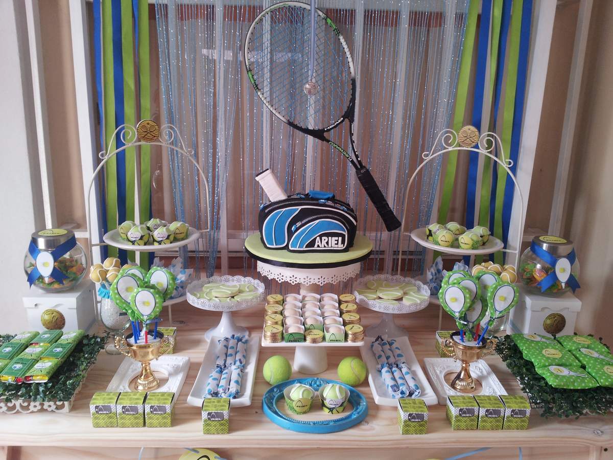 Tennis Birthday Party Ideas | Photo 1 of 35 | Catch My Party